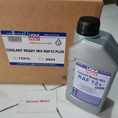 Jual 1L Liqui Moly Coolant ready Mix RAF 12+ air radiator ORIGINAL 100% - cairan Radiator ...