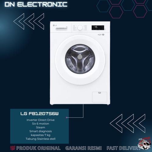 Jual LG FB1207S6W FRONT LAODING INVERTER 7 KG - Kota Tangerang Selatan ...