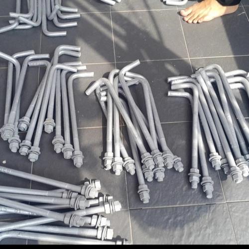 Jual Angkur L besi beton Hotdip Galvanis / Galvanized m16 × 650 ...