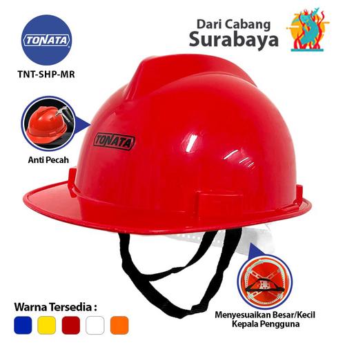 Promo Safety Helmet / Helm Proyek Include Inner Ring / Helm Kerja Merah ...