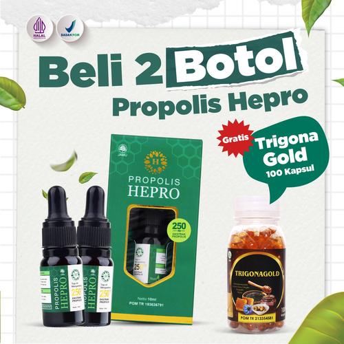 Jual Propolis Hepro Beli 2 Botol - Free Trigona Gold 100 Kapsul - Kota Depok - HEPRO.ID | Tokopedia