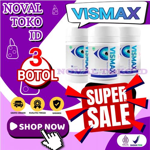 Jual VISMAX Asli 3 Botol Obat Kesehatan Mata Minus 100% Herbal Original ...