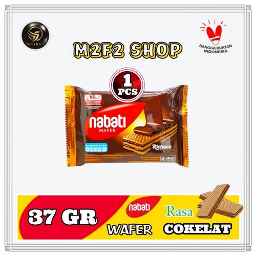 Jual Nabati Wafer Richoco Chocolate Cream | Krim Cokelat Sachet - 37 gr (Harga Satuan) - Jakarta ...