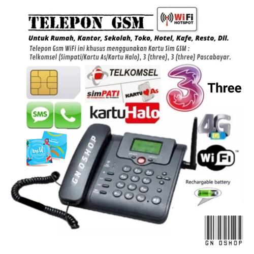 Jual Telepon GSM WiFi Hotspot Untuk Rumah Kantor Telp Telpon Phone Fwp ...