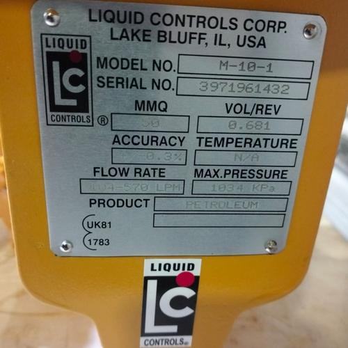Jual Flow meter LC (LIQUID CONTROL) M 10 + Tera/ Kalibrasi - Jakarta ...