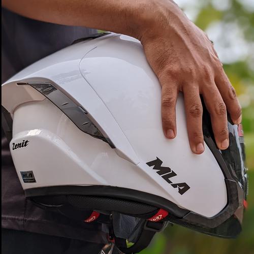 Promo Helm Half Face MLA Zenit Spoiler SNI - Pink Gloss, L - Kab ...