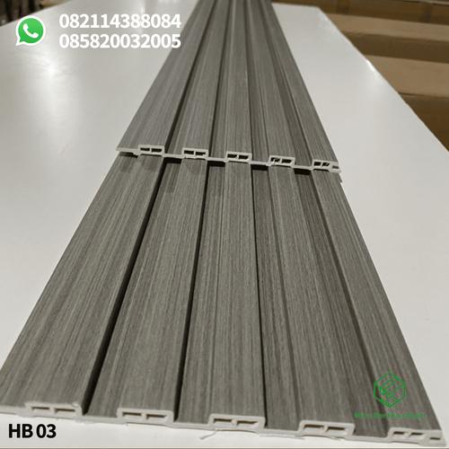 Jual WPC Wall Panel Dinding HB Series, Kayu Abu-Abu Premium - Panjang 1 ...