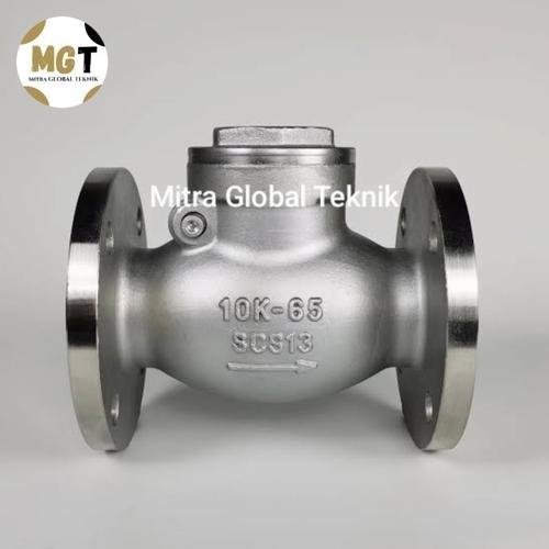 Jual Swing Check Valve Stainless SS304 JIS 10K 4" Inch /Klep Tabok ...