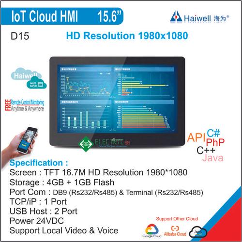 Jual HMI D15 Haiwell IoT Cloud HMI 15 Inch Support Video - Jakarta Selatan - Magna Automation ...