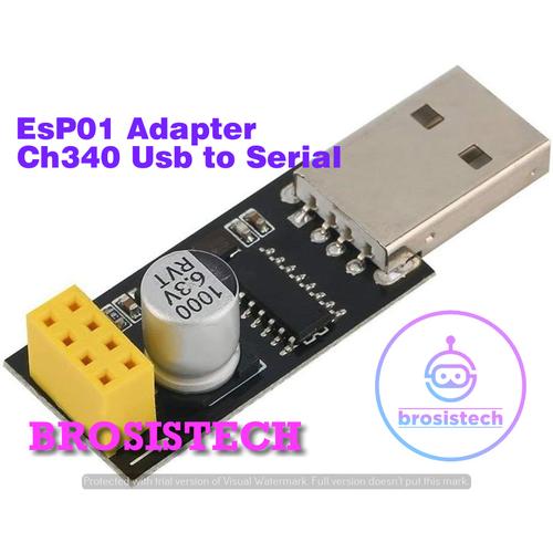 Jual USB TO SERIAL ESP8266 ESP-01 WIFI ADAPTER MODULE CH340 - Kota ...
