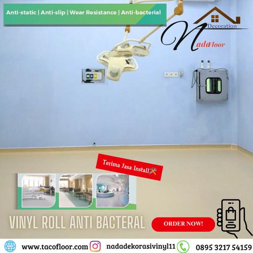 Jual lantai vinyl roll omega khusus rumah sakit tebal 2 mm anti bakteri ...