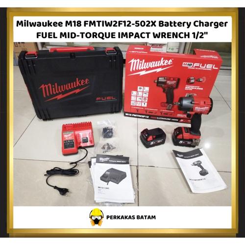 Jual Milwaukee MID TORQUE IMPACT WRENCH 1/2" M18 FMTIW2F12-502X FUEL ...