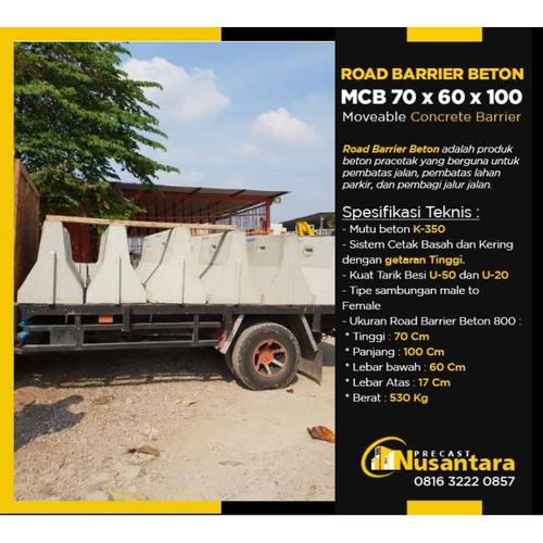 Jual ROAD BARRIER BETON 70 / MCB 70 (MOVEABLE CONCRETE BARRIER ...