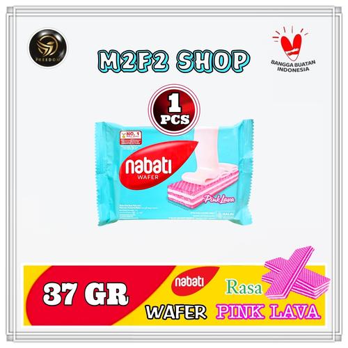 Jual Nabati Wafer Pink Lava Cream | Krim Pinklava Sachet - 37 gr (Harga ...