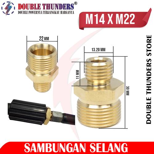 Jual Neple Konektor Conector Nepel Sambungan Selang Jet Cleaner High ...