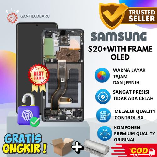 Jual LCD SAMSUNG S20+/S20 PLUS OLED WITH FREME ORIGINAL FULLSET ...