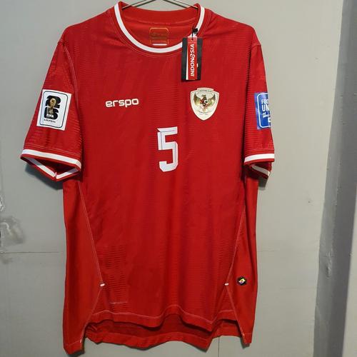 Jual Rizky Ridho #5 R. Ridho Timnas Indonesia Home Erspo 2024/2025 PI ...