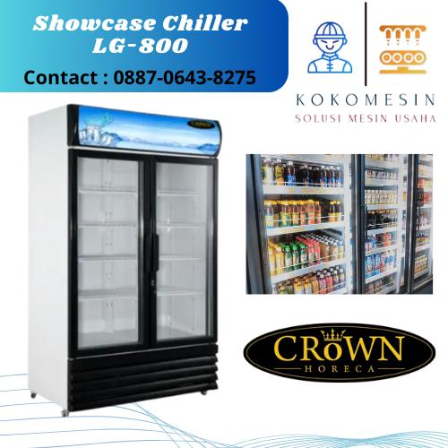 Jual Showcase Chiller 2 Pintu || Kulkas Minuman 2 pintu LG-800 ...