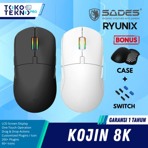 Promo Sades Ryunix Kojin MX10 / MX-10 Gaming Mouse Swappable Switch ...