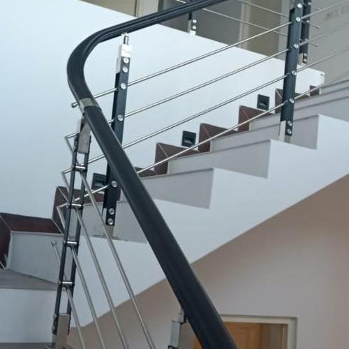 Jual Handrail Pvc Handrailing Tangga Pegangan Railing Warna Hitam Doff ...
