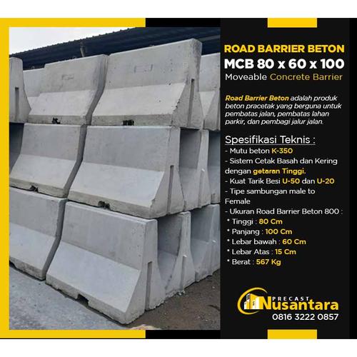 Jual ROAD BARRIER BETON 80 / MCB 80 (MOVEABLE CONCRETE BARRIER ...