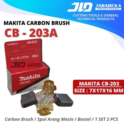Jual Makita CB-203A Carbon Brush CB 203A Spul Arang Mesin - Kab. Bekasi ...