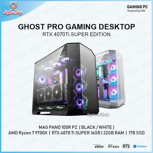 Jual GHOST PRO GAMING PC AMD RYZEN 7 9700X 32GB RAM 1TB SSD RTX 4070 TI ...