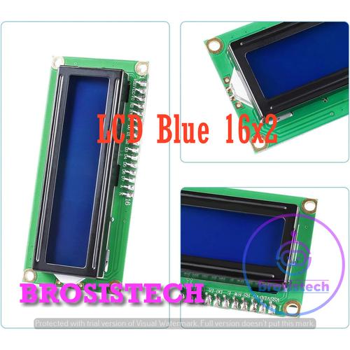 Jual LCD 16x2 1602 Character Background Biru - Kota Medan - Brosistech ...