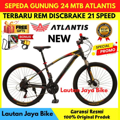 Jual Sepeda Gunung 24 MTB Atlantis Sporty 730 New - HITAM BIRU - Kab ...