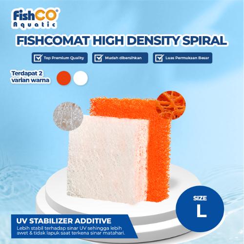 Promo FishCO Mat Spiral Hi-Density Media Filter Japmat Kolam 60cm ...