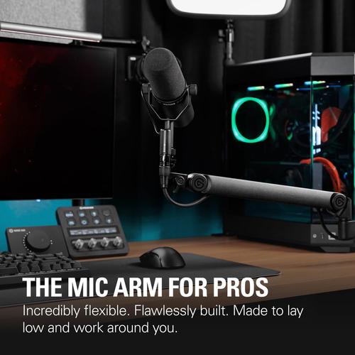 Promo ELGATO WAVE MIC ARM PRO LOW PROFILE BLACK SUSPENSION BOOM ARM FOR ...