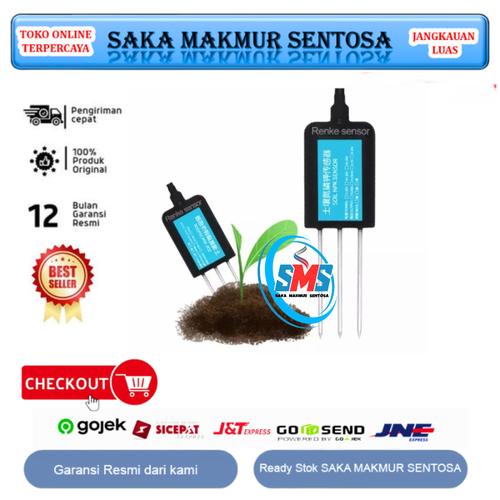 Jual RS485 Soil NPK Sensor nitrogen phosphorus Potassium tester 3 in 1 ...