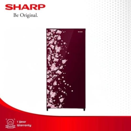 Promo Sharp Kulkas 1 Pintu 128 Liter SJ-N162D-VR / SJN 162 DVR / SJN162 Kirei III Sakura Series ...