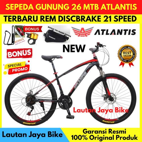 Promo Sepeda 26 MTB Atlantis Sporty Rem Cakram - Hijau - Kab. Bogor ...