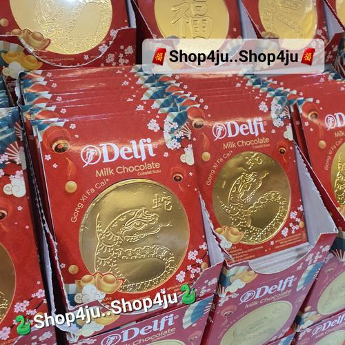 Jual Cokelat merk delfi coklat koin gambar tikus imlek 2020 souvenir ...