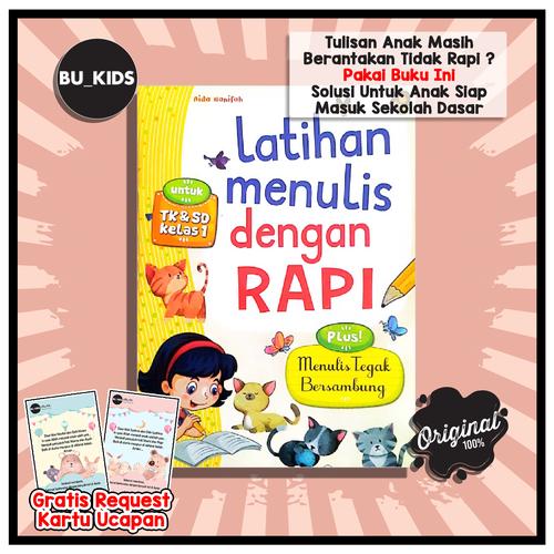 Jual Buku Latihan Menulis Dengan Rapi Anak Tk Paud - RAPI+BERSAMBUNG ...