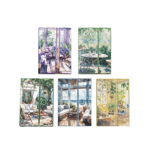 Jual (1AC) paper art deco dekor hias motif perabot rumah taman bunga ...