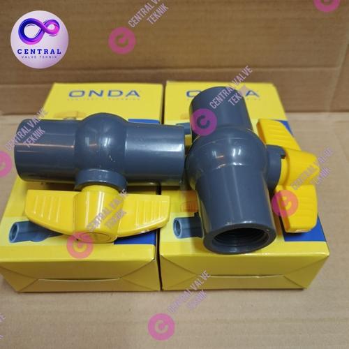 Jual Ball Valve PVC ONDA 1" Inch Drat PVAG - Jakarta Barat - Central ...