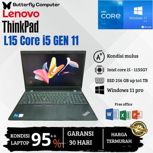 Jual Laptop Lenovo Thinkpad L15 Core i5 GEN 11 - RAM 16GB SSD 1TB - 15 ...