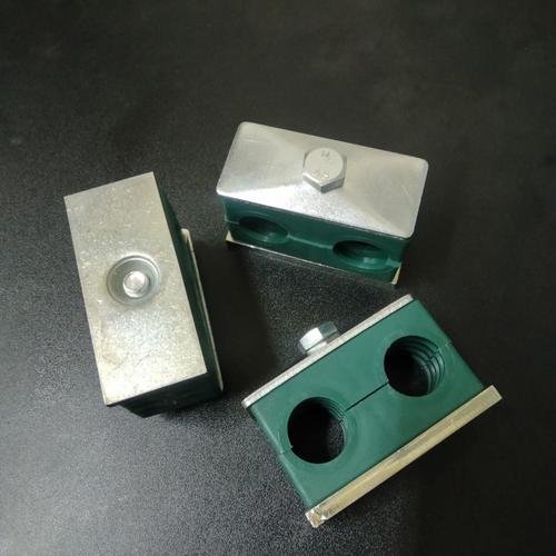 Jual KLEM PIPA 8 MM LIGHT DUTY DOUBLE HOLE / CLAMP PIPA 8 MM 2 LUBANG ...