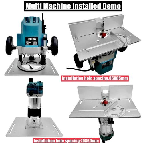 Jual Meja Router Trimmer Profil Kayu Universal Insert Plate Table Wood ...