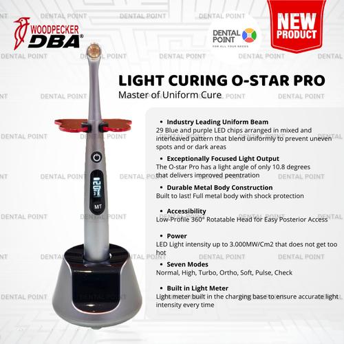 Promo Light Cure O-Star Pro DBA Woodpecker/Light Curing LED Dental (Original) - Kota Surabaya ...