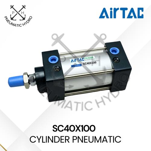 Jual CYLINDER PNEUMATIC AIRTAC SC40X100 / SC40X100-S - SC40X100-S - Jakarta Barat - Pneumatic ...