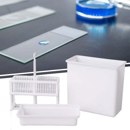 Jual Staining Jar Rack Untuk 24 Microscope Rak Pewarnaan Staining Rack ...