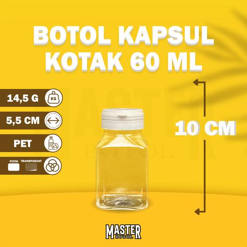 Jual (GOJEK) botol PET herbal kapsul putih kapur WO 60 kapsul / 120ml ...