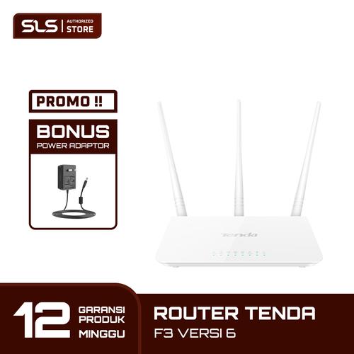 Promo Tenda F3 V6 Wireless Router WiFi 300Mbps Bekas - Tanpa Adaptor, Garansi 2 Hari - Jakarta ...