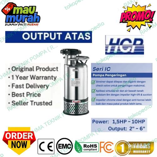 Jual Pompa Celup 1.5Hp stainless HCP IC-215 1.1KW 1.5HP 3Phase Ful stainles - Jakarta Barat ...