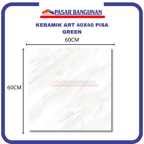 Jual KERAMIK ART 40X40 PISA GREEN - Kota Semarang - Pasar Bangunan ...