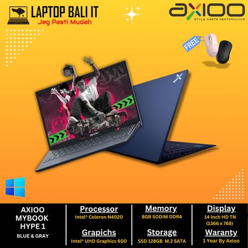 Jual AXIOO Mybook HYPE 1 - intel Celeron N4020 8GB 128GB W11 Home ...