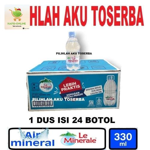 Jual Le Minerale Air Mineral Botol Mini Pet 330 ml - ( 1 DUS ISI 24 ...